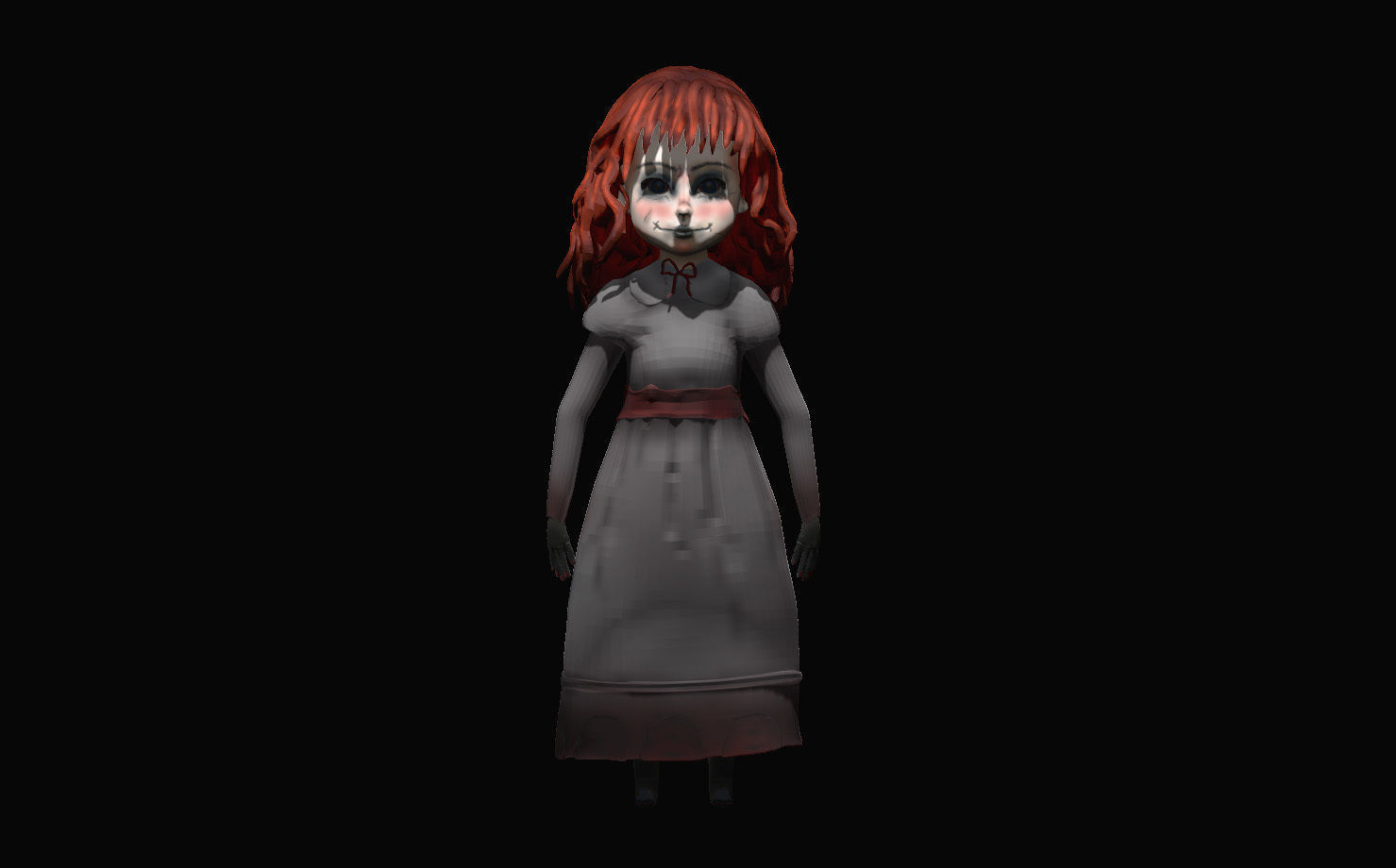 scary doll 3D model | CGTrader