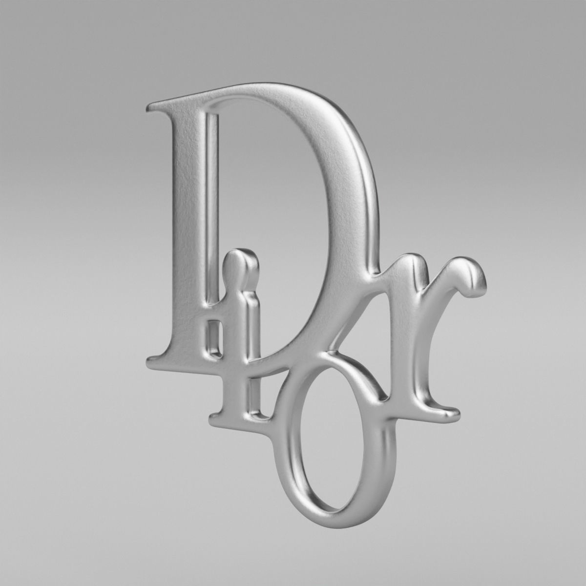 Dior Logo 3D model | CGTrader