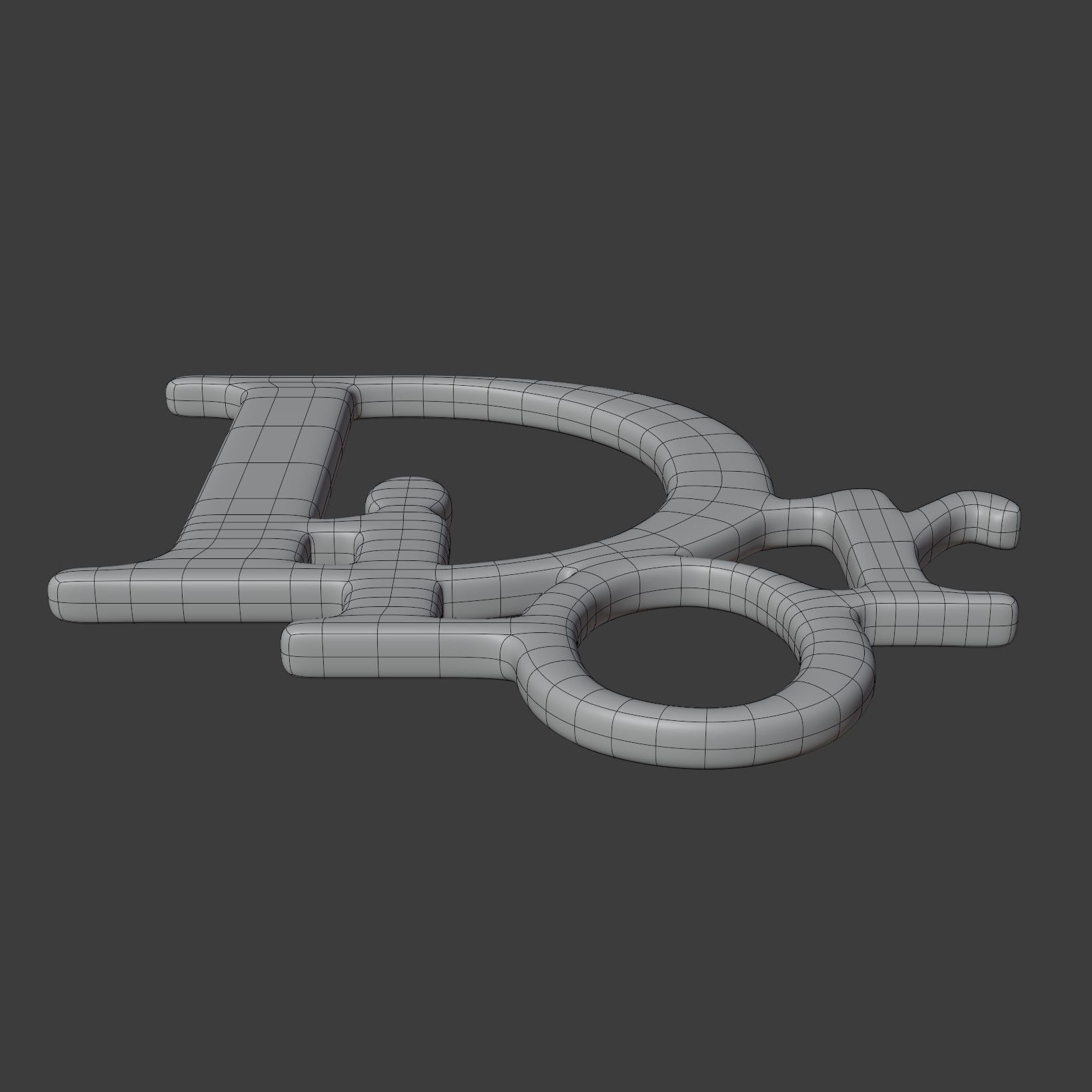 Dior Logo 3D model | CGTrader