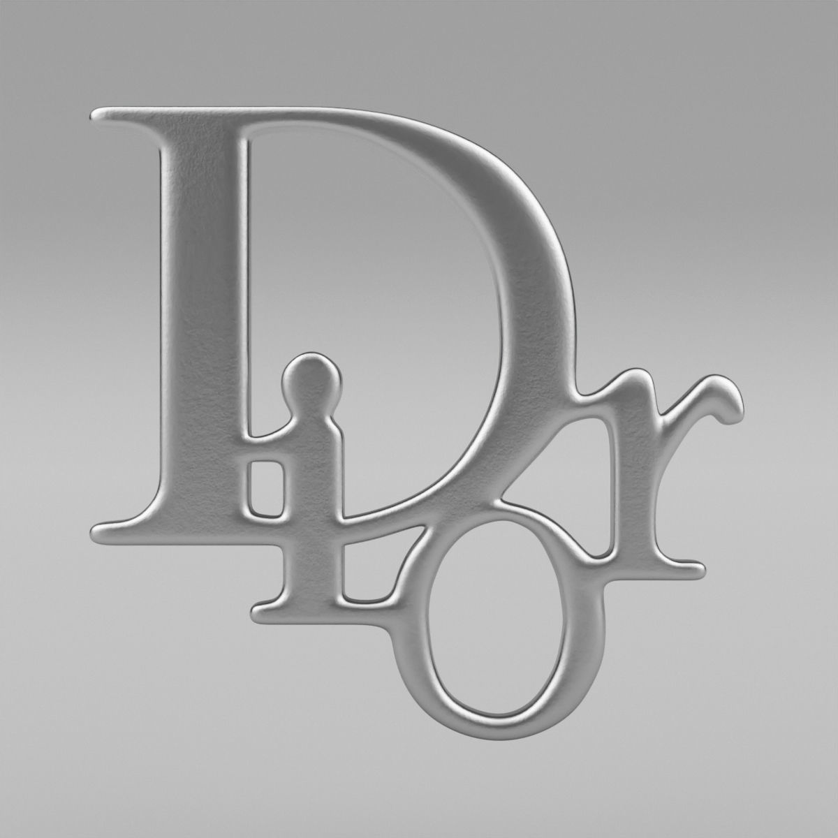 Dior Logo 3D model | CGTrader