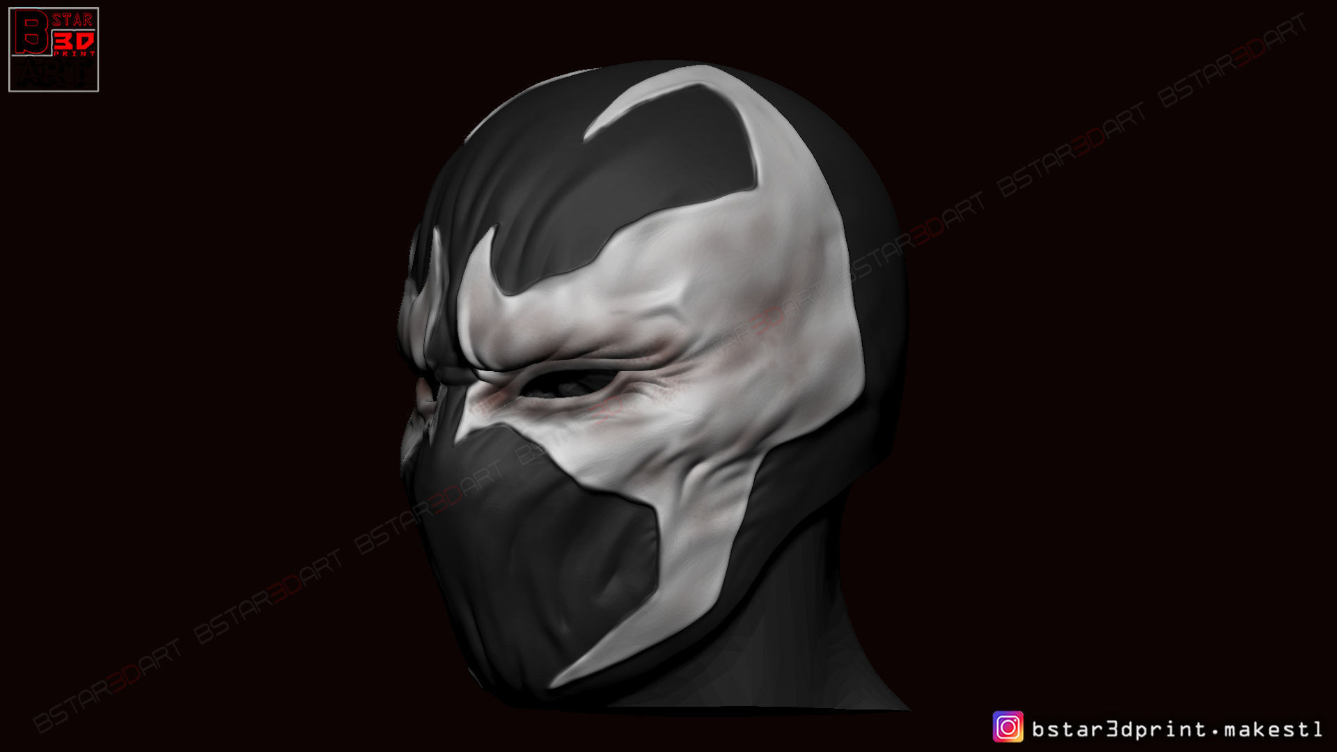 Spawn Comics Mask 3D model 3D printable | CGTrader