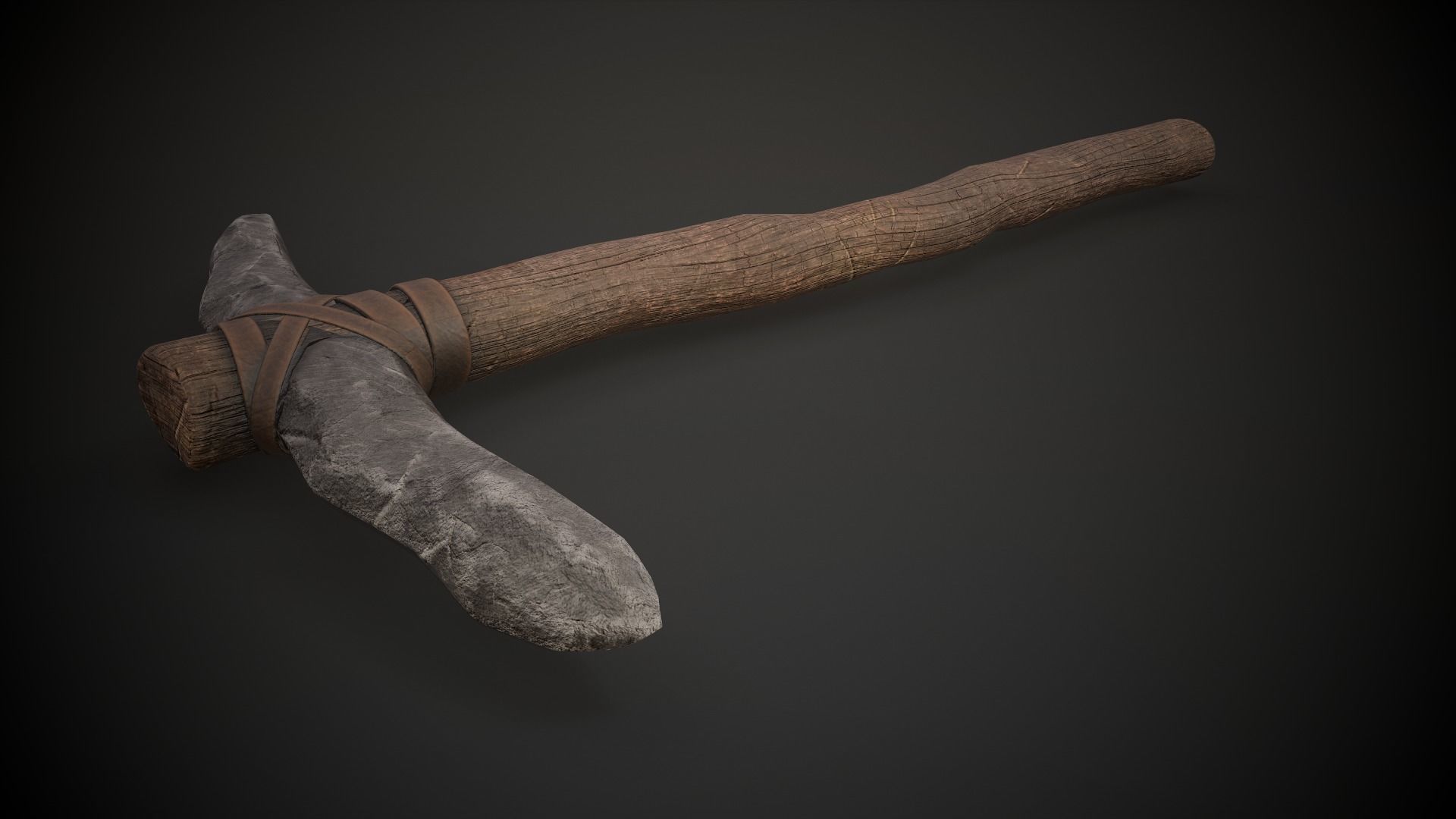 3D model Stone Pickaxe 2 VR / AR / low-poly | CGTrader