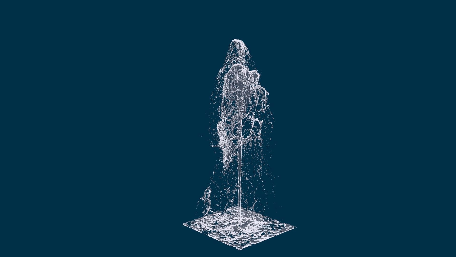Realistic Water Fountain Loop Animation 7 3D model animated | CGTrader