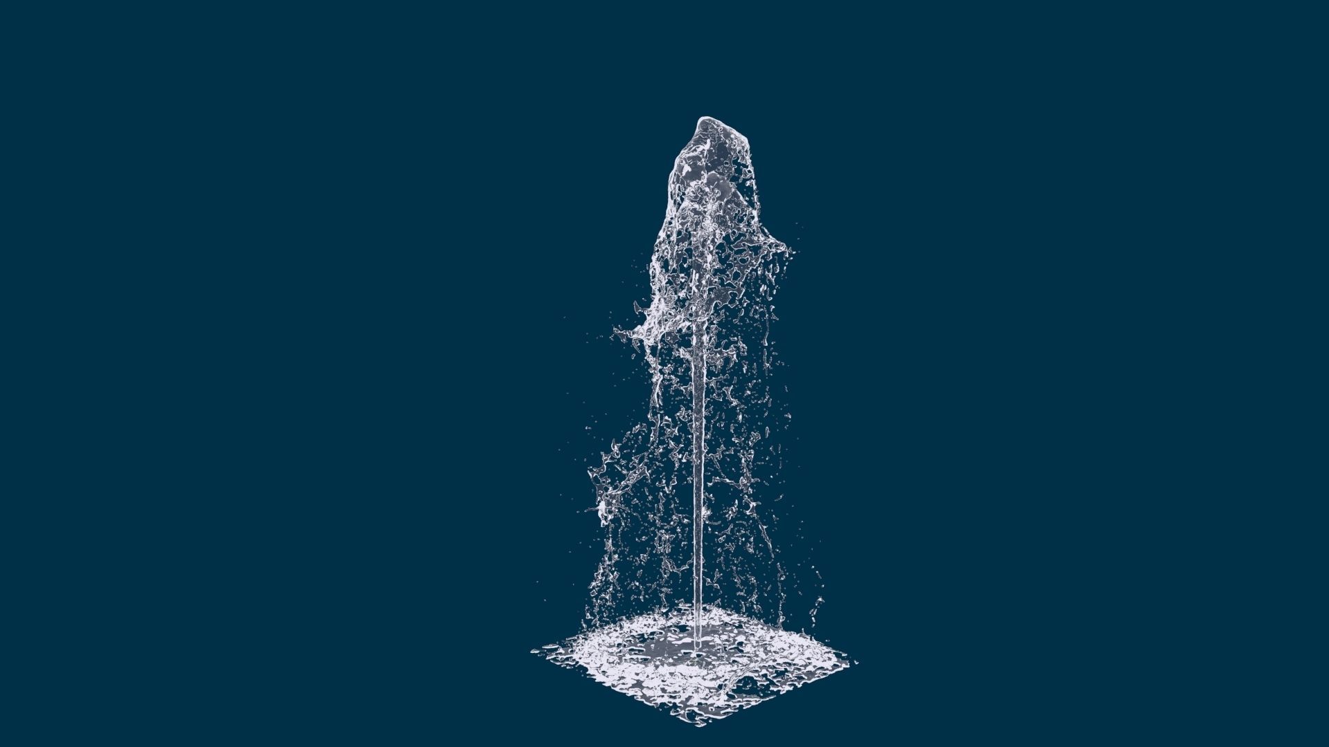 Realistic Water Fountain Loop Animation 7 3D model animated | CGTrader