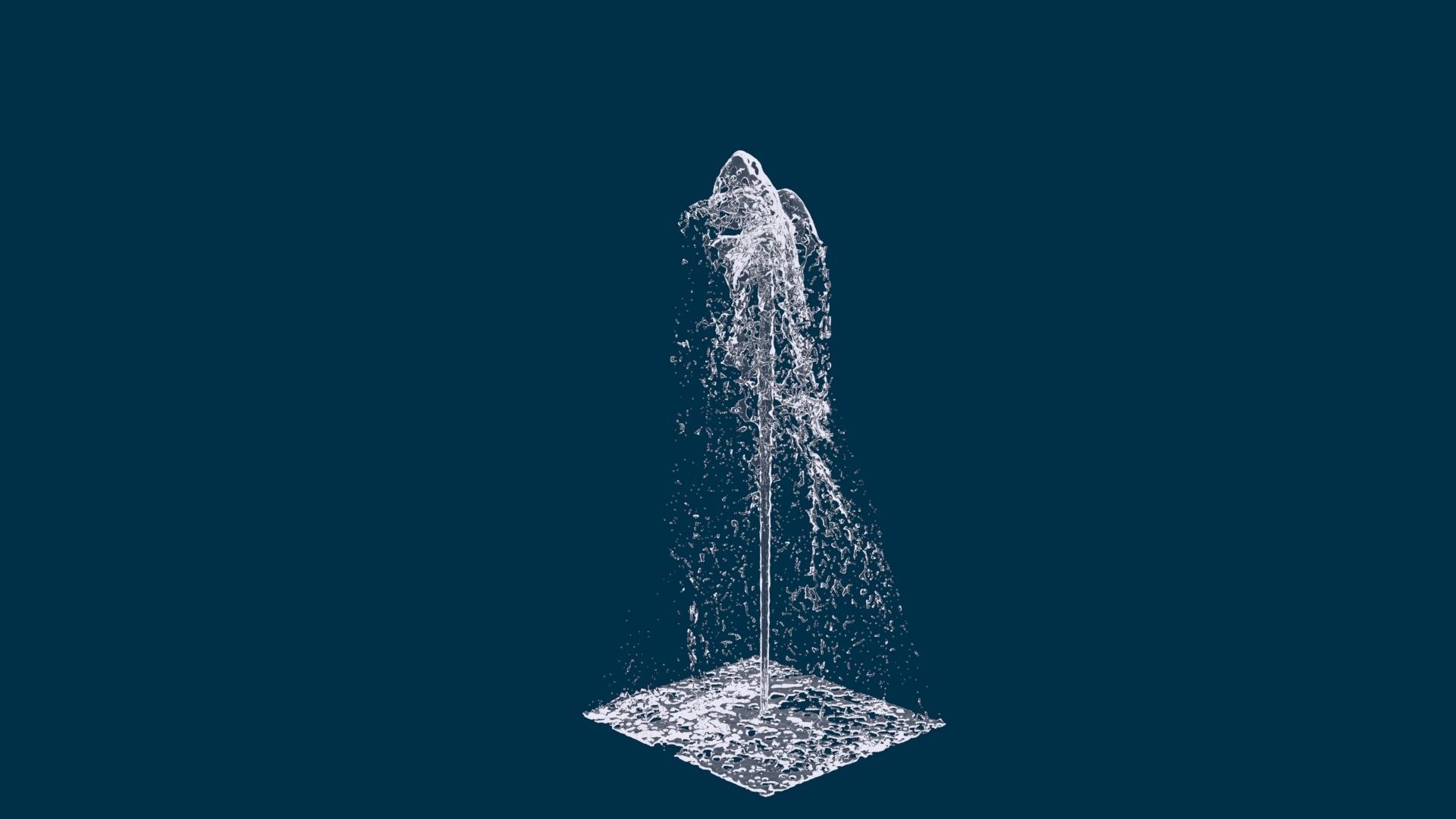 Realistic Water Fountain Loop Animation 7 3D model animated | CGTrader