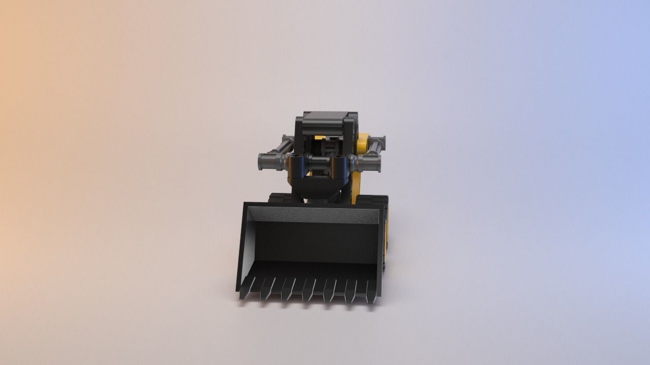 3D model Lego Technic - Mini Digger - 8418 VR / AR / low-poly | CGTrader