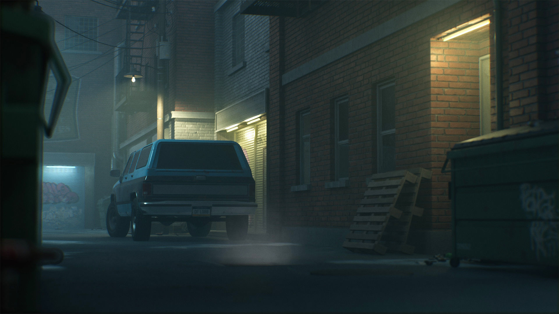 3D model Downtown Alley VR / AR / low-poly | CGTrader