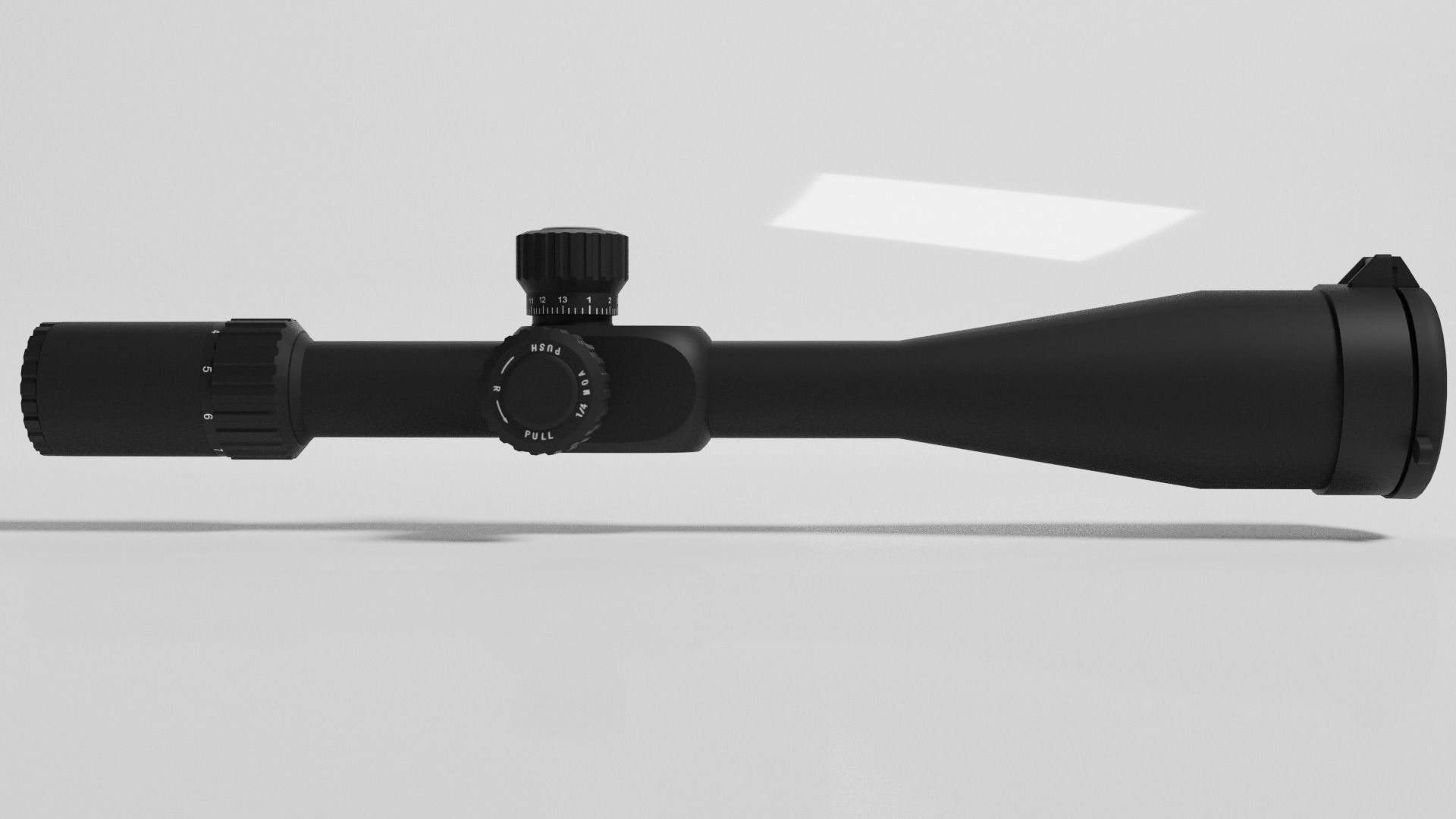 3D model Monstrum G3 6-24x50 FFP Rifle Scope VR / AR / low-poly | CGTrader