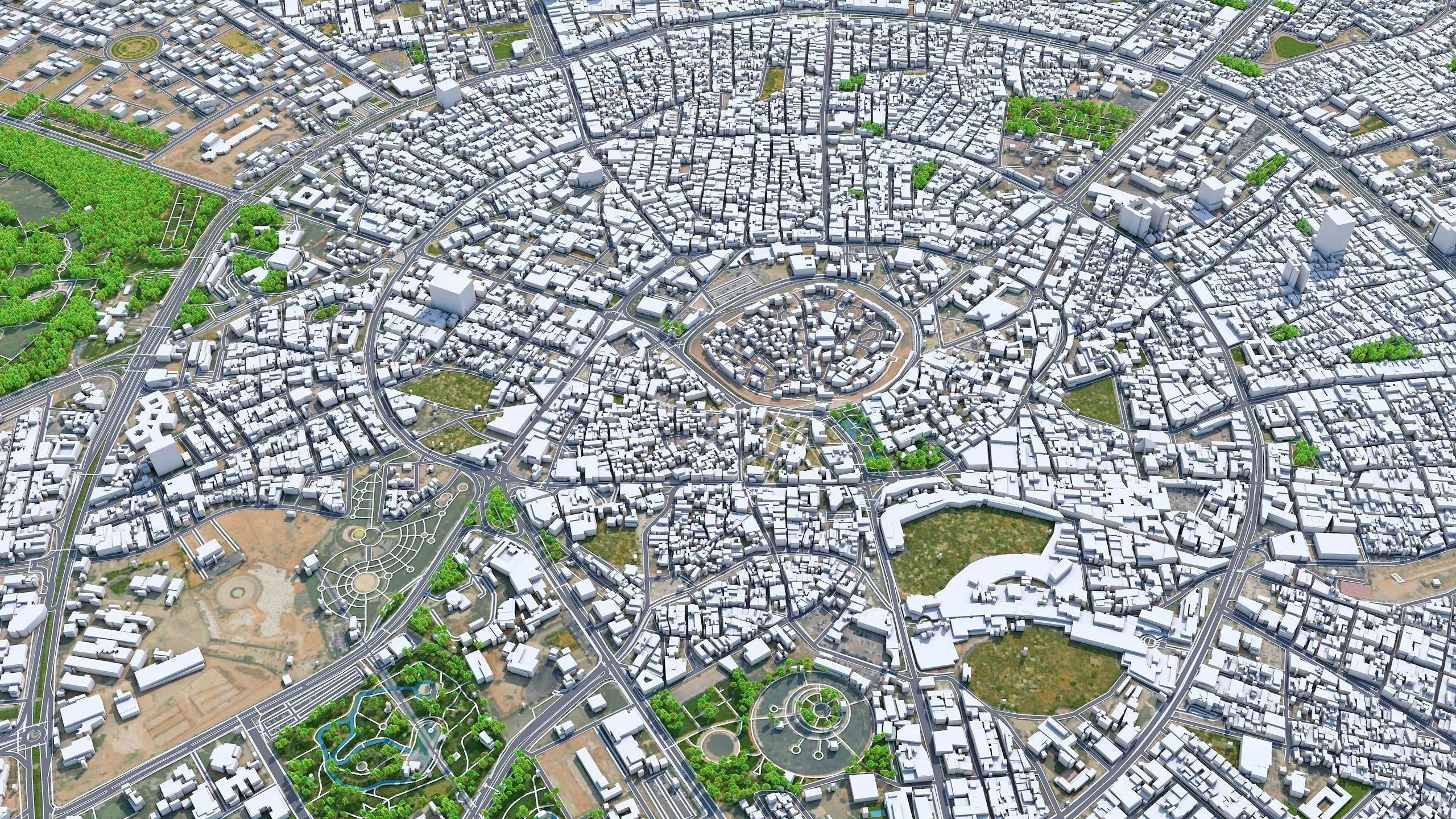 3D model Erbil City in Iraq VR / AR / low-poly | CGTrader