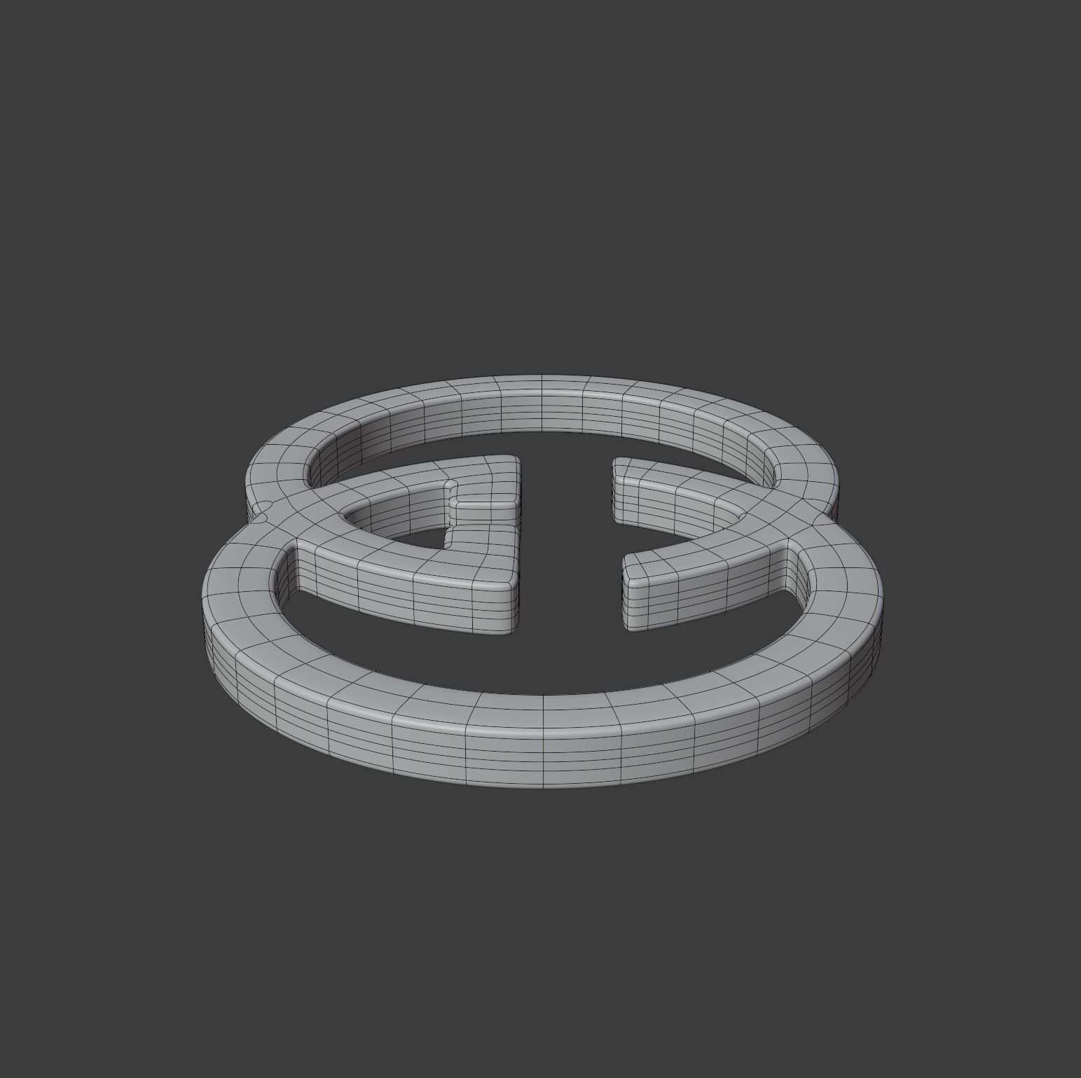 Gucci Logo 3D model | CGTrader