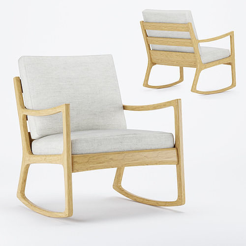 Senator Rocking Easy Chair 3D model | CGTrader