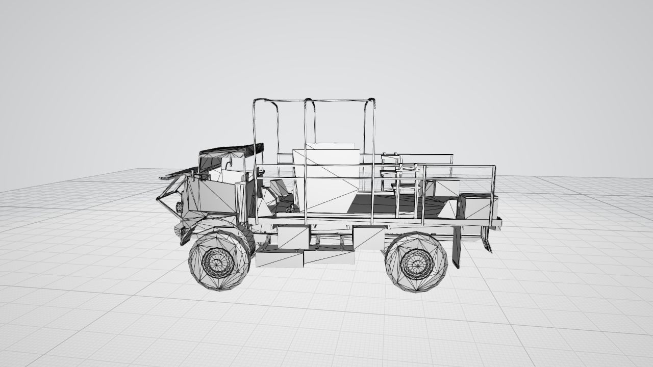 3D model Bedford QL Military Truck VR / AR / low-poly | CGTrader