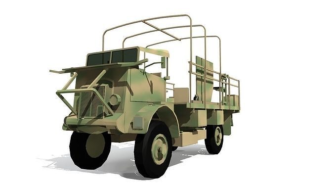 3D model Bedford QL Military Truck VR / AR / low-poly | CGTrader