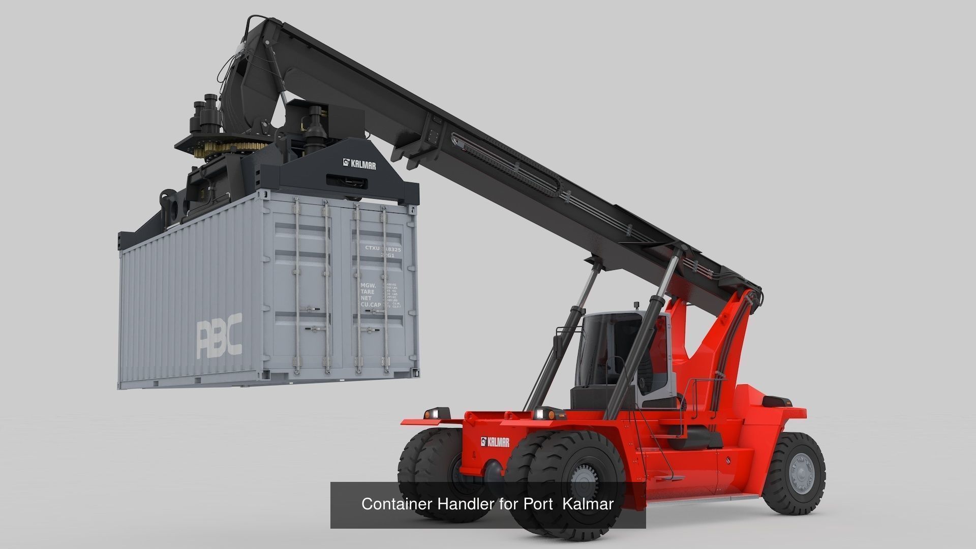 Container Handler and Straddle Carrier 3D Model Collection | CGTrader