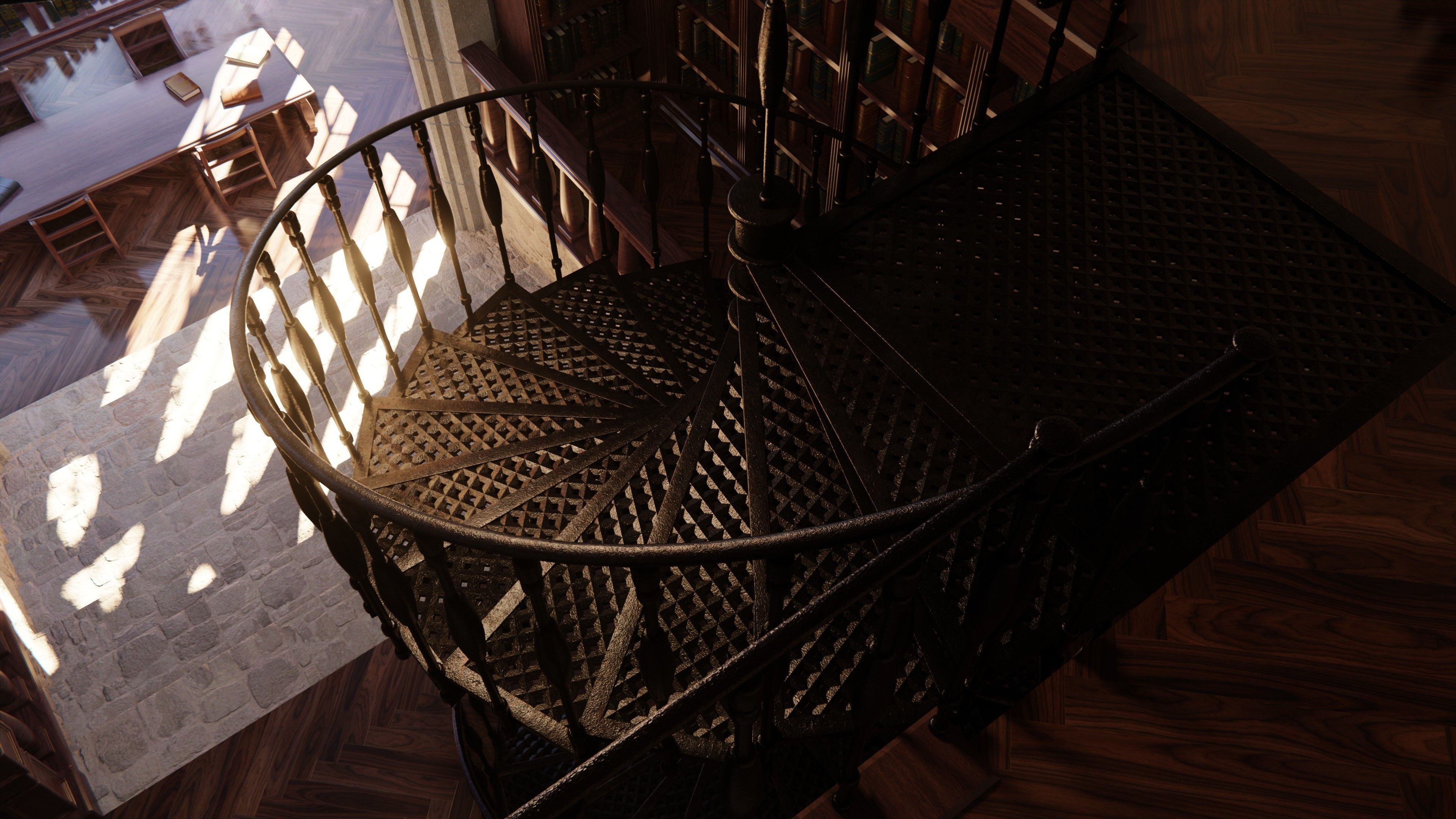 3D model Classic Library for Blender Eevee and Cycles VR / AR / low ...