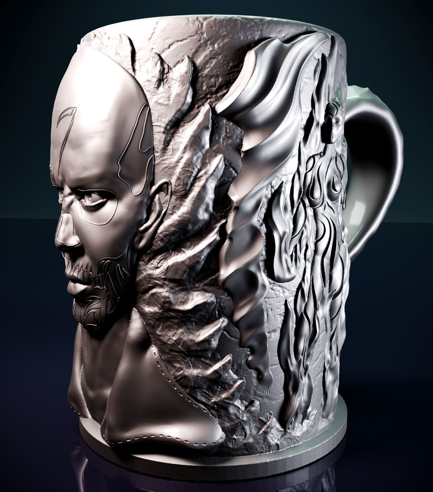 El Diablo cup 3D model 3D printable | CGTrader