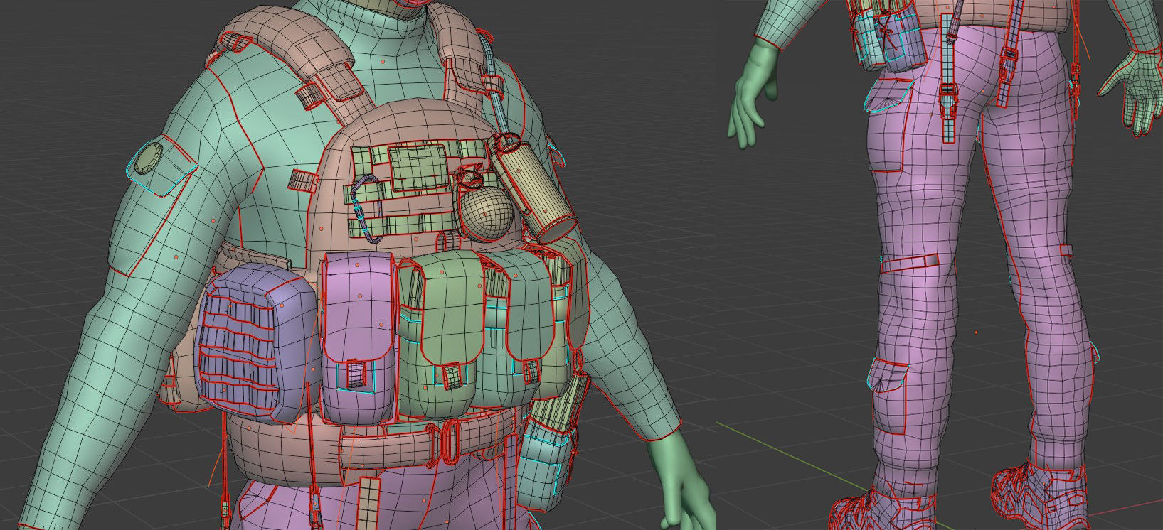 3D model US SOF Soldier VR / AR / low-poly | CGTrader