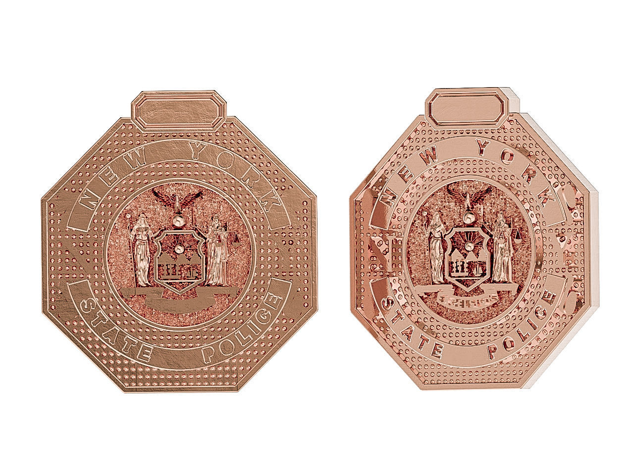 New York Police Department Token 3D model 3D printable | CGTrader
