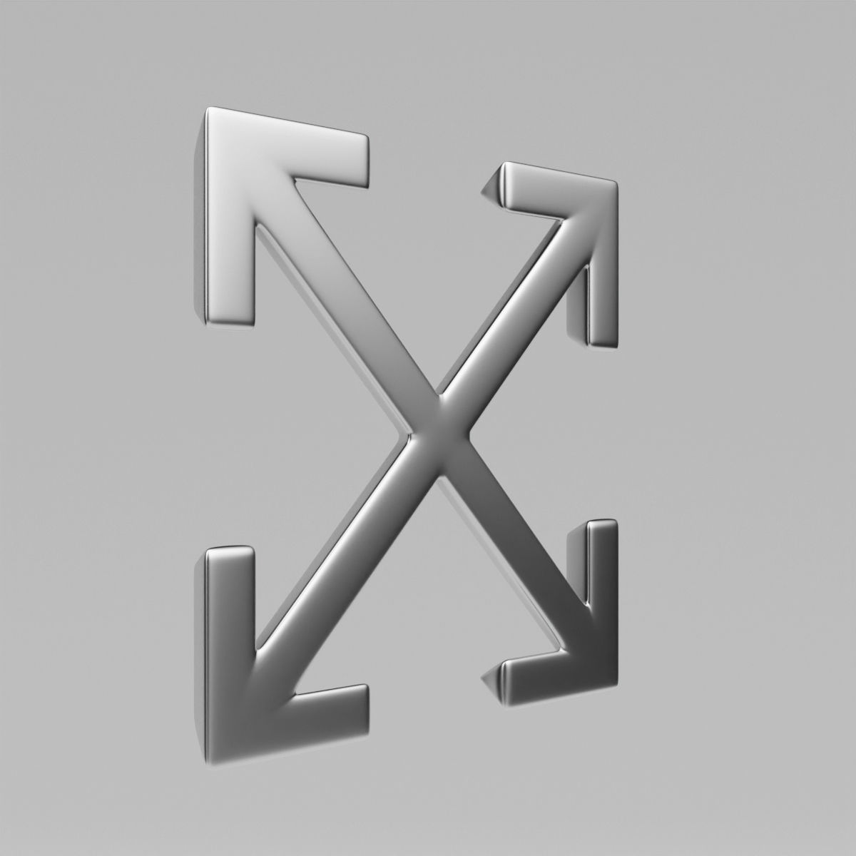 Off White Logo 3D model | CGTrader