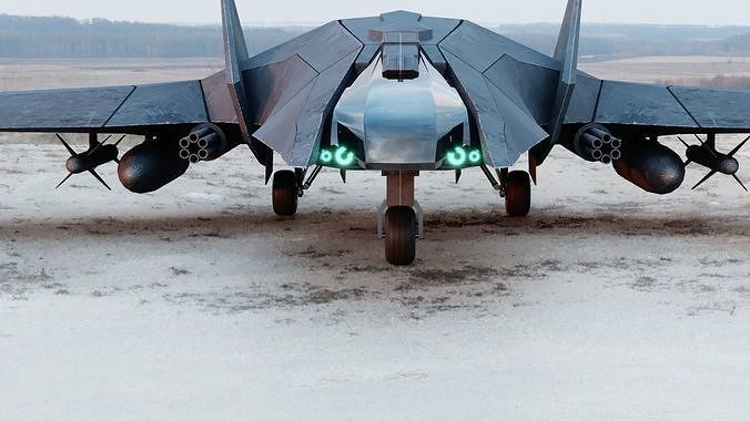 Jet Fighter Concept 3D model | CGTrader