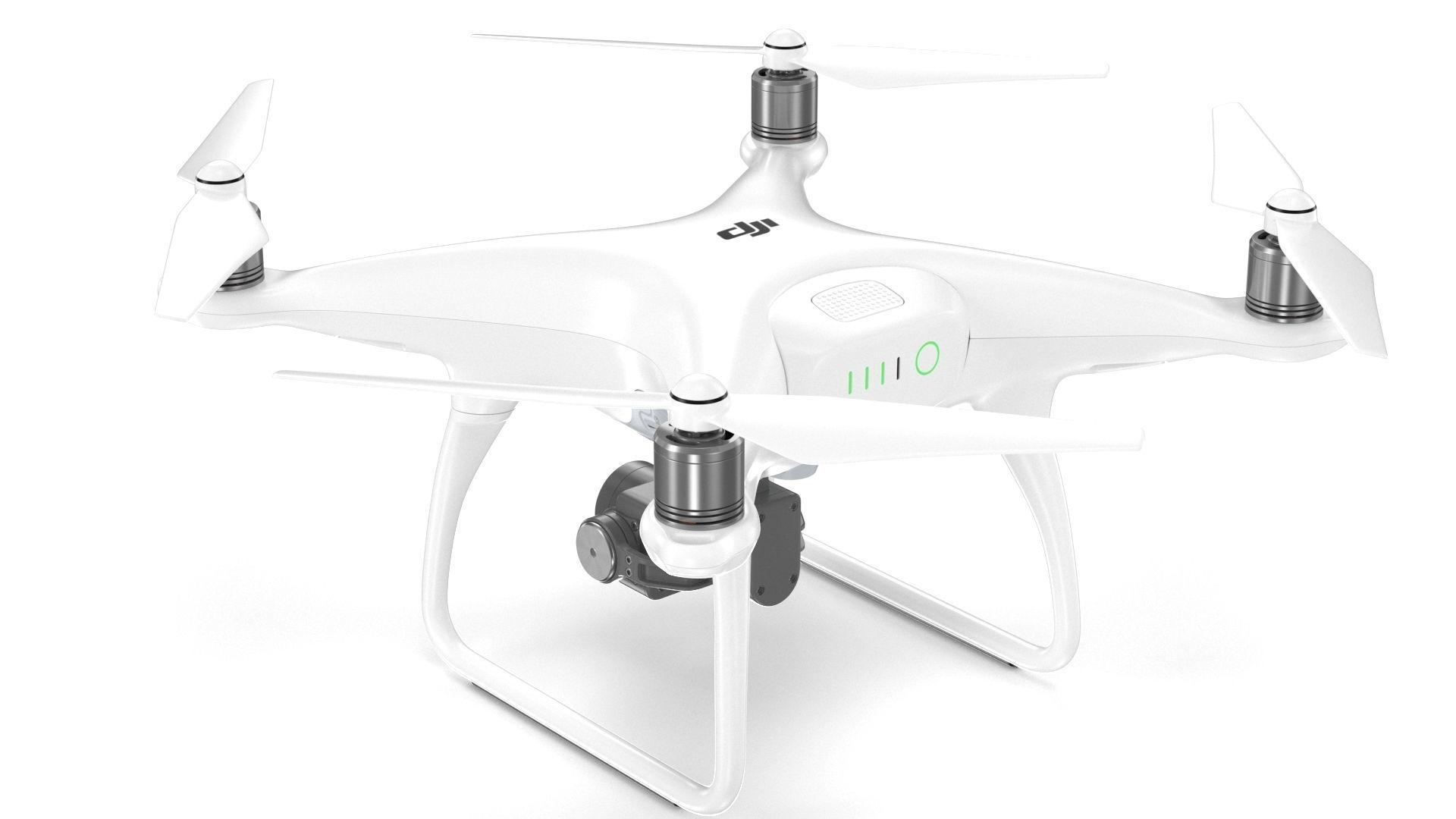 DJI Phantom 4 Pro 3D model rigged | CGTrader