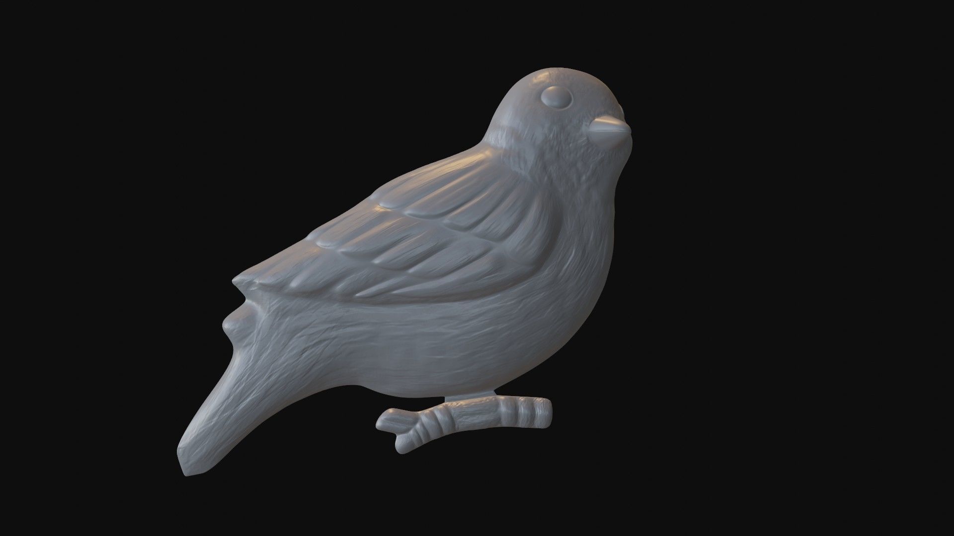 Bird relief 3D model 3D printable | CGTrader