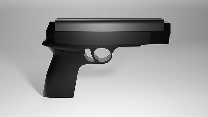3D model Low poly gun VR / AR / low-poly | CGTrader