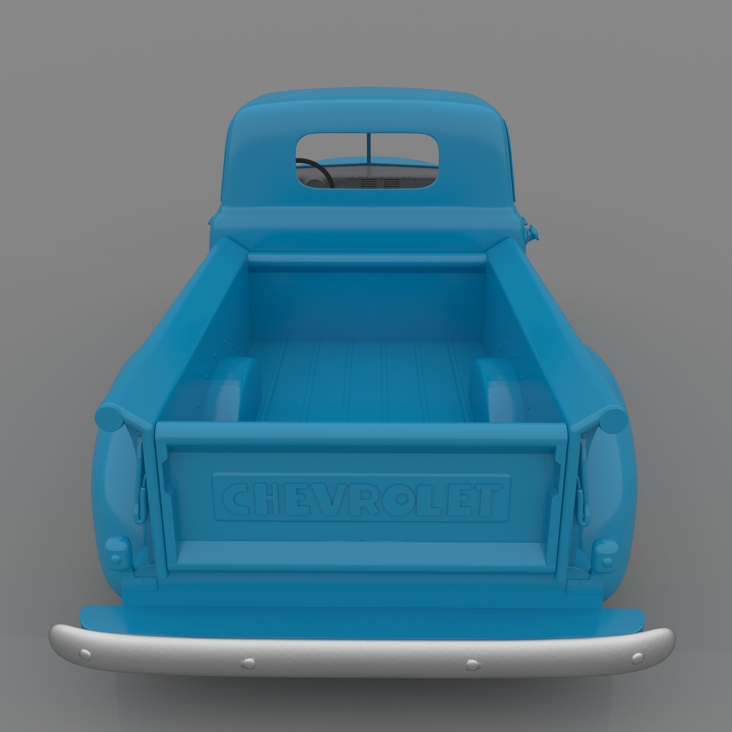 Chevrolet 3100 Pickup 1950 Classic for 3D Printing STL File 3D model 3D ...
