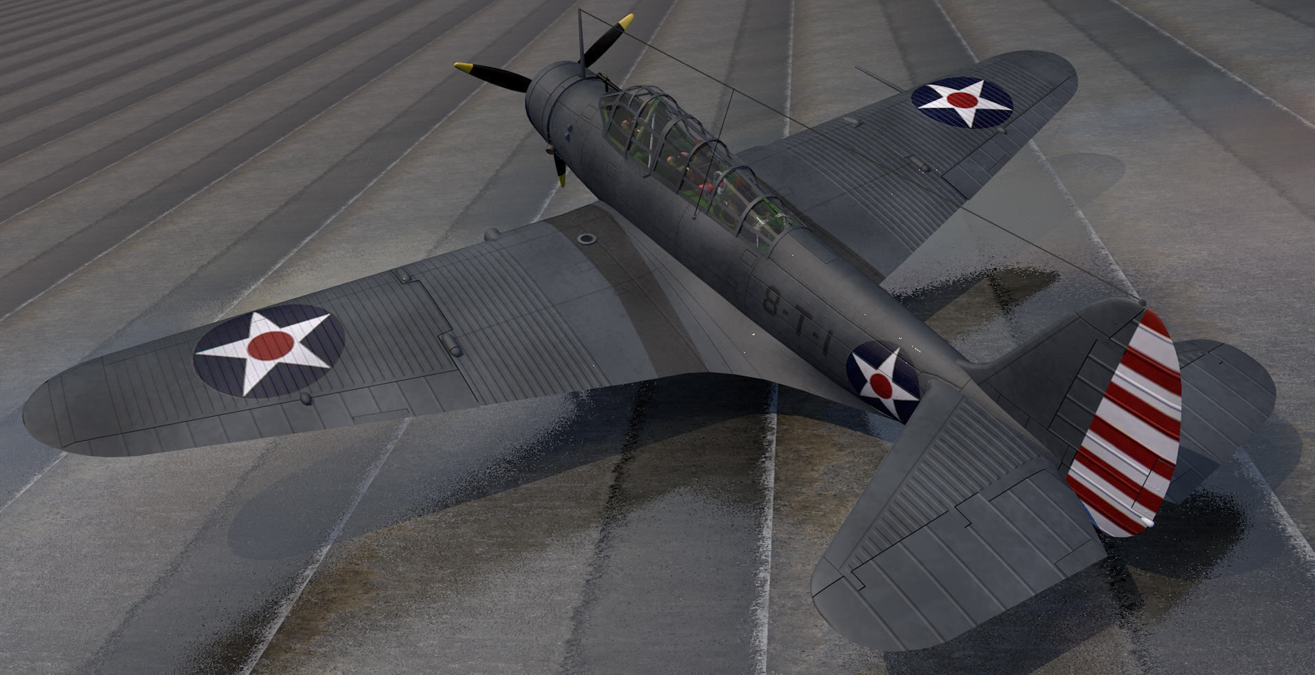 Douglas TBD-1 Devastator 3D model | CGTrader