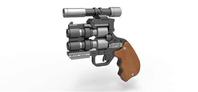 Snubble special Blaster pistol from Solo A Star Wars Story 3D model ...