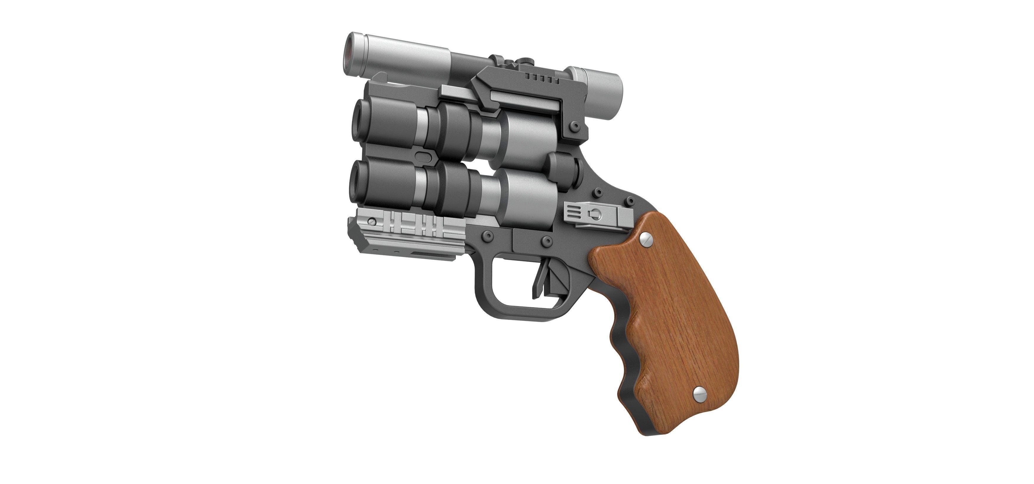 Snubble special Blaster pistol from Solo A Star Wars Story 3D model ...