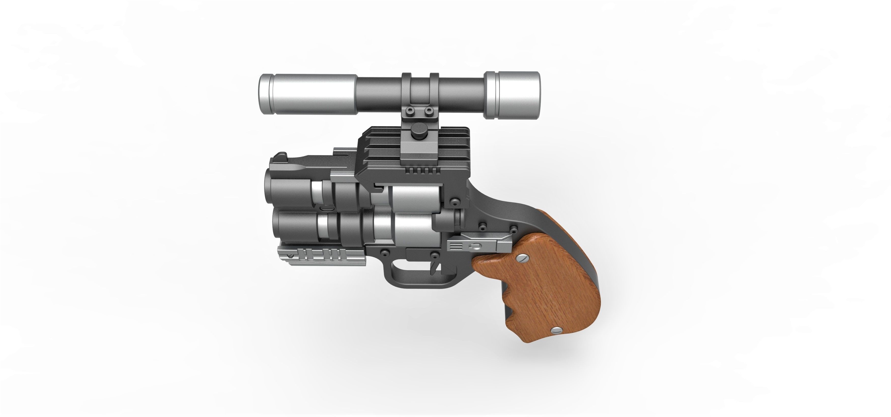 Snubble special Blaster pistol from Solo A Star Wars Story 3D model ...