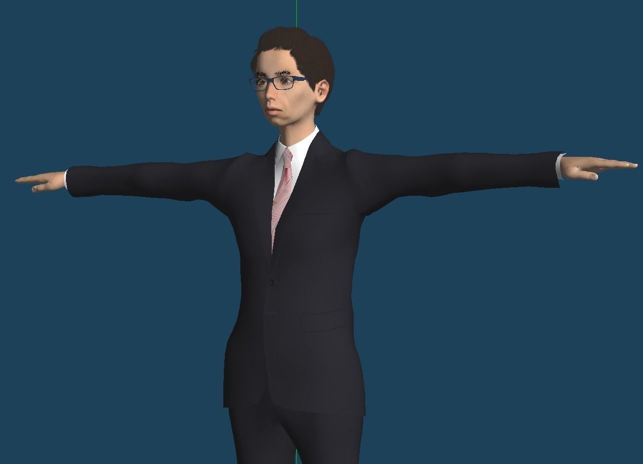 Unity Humanoid Model Male 013 free 3D model animated rigged | CGTrader