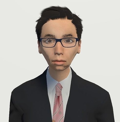 Unity Humanoid Model Male 013 free 3D model animated rigged | CGTrader