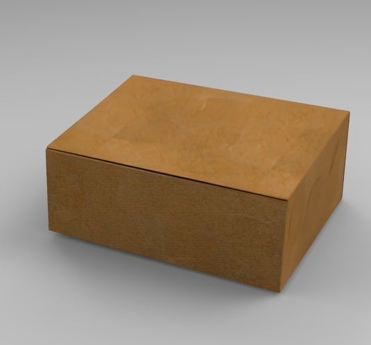 box packaging 3D asset rigged | CGTrader