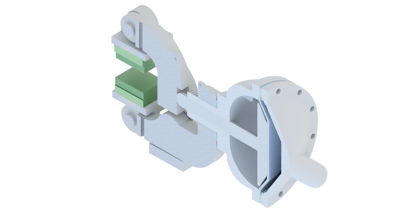 PNEUMATIC DISC BRAKE 3D model | CGTrader
