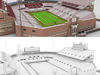 3D model Owen Field Stadium Oklahoma USA VR / AR / low-poly | CGTrader
