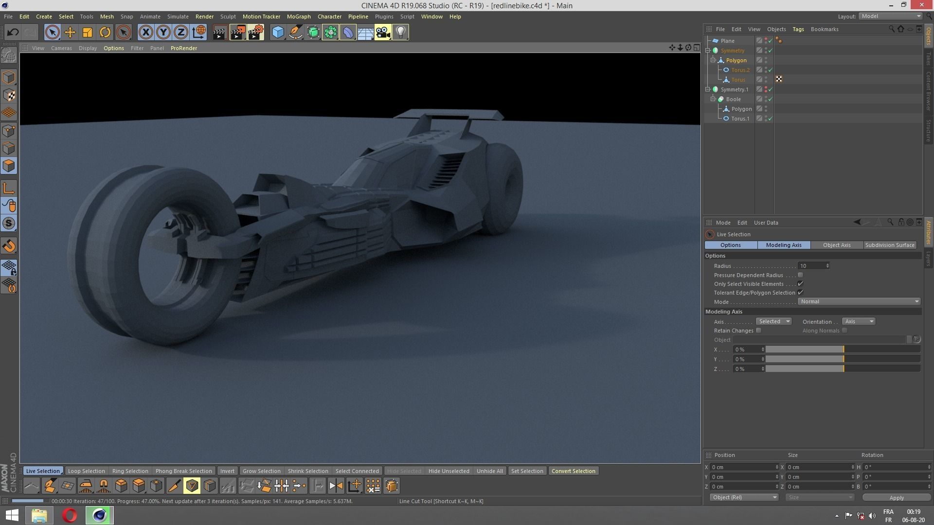 3D model Redline bike VR / AR / low-poly | CGTrader