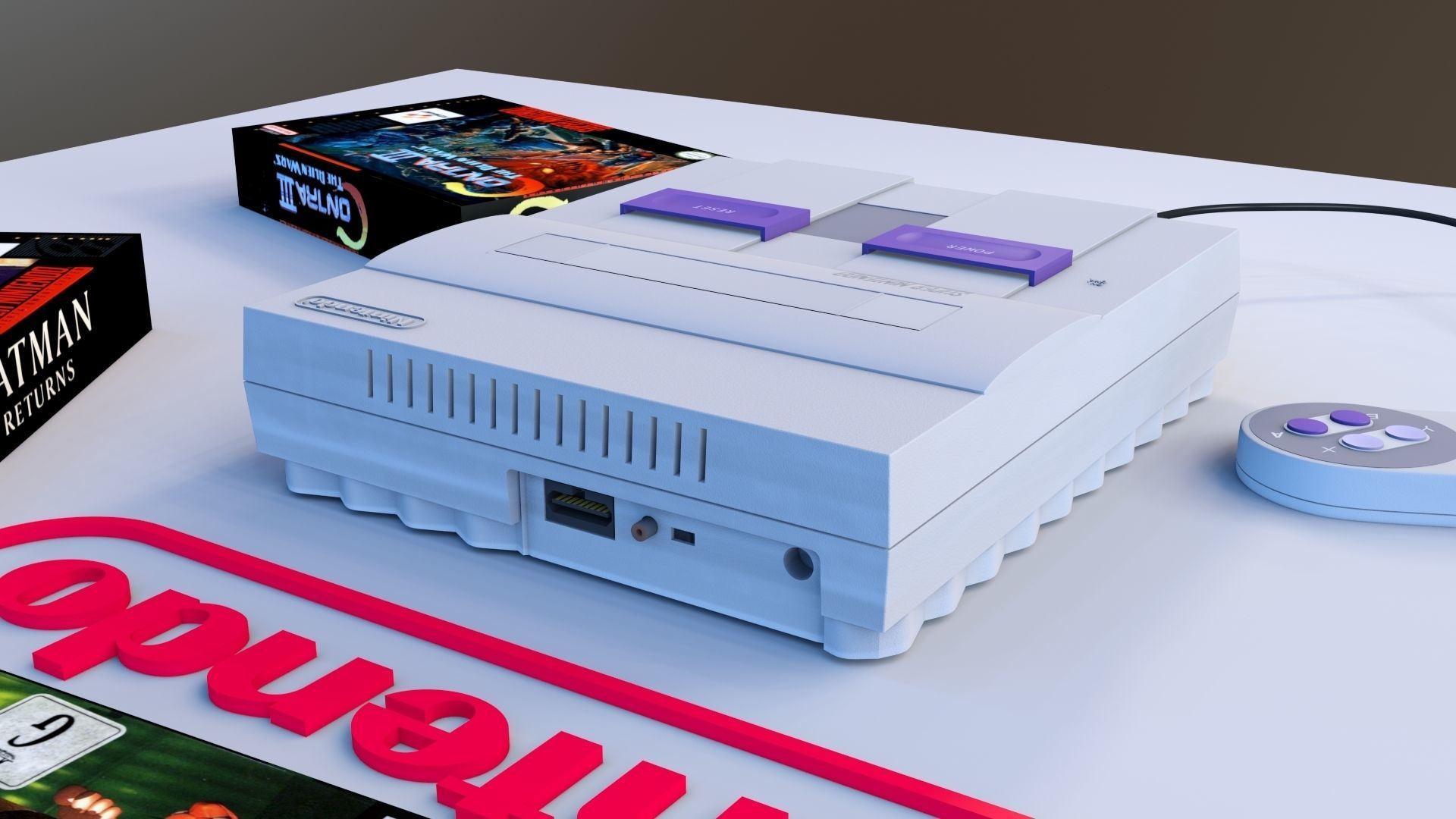Super Nintendo 3D model | CGTrader