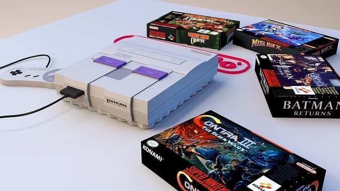 Super Nintendo 3D model | CGTrader