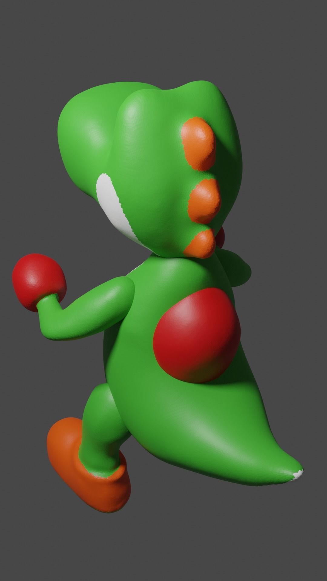 Yoshi - low quality not poly free 3D model 3D printable | CGTrader