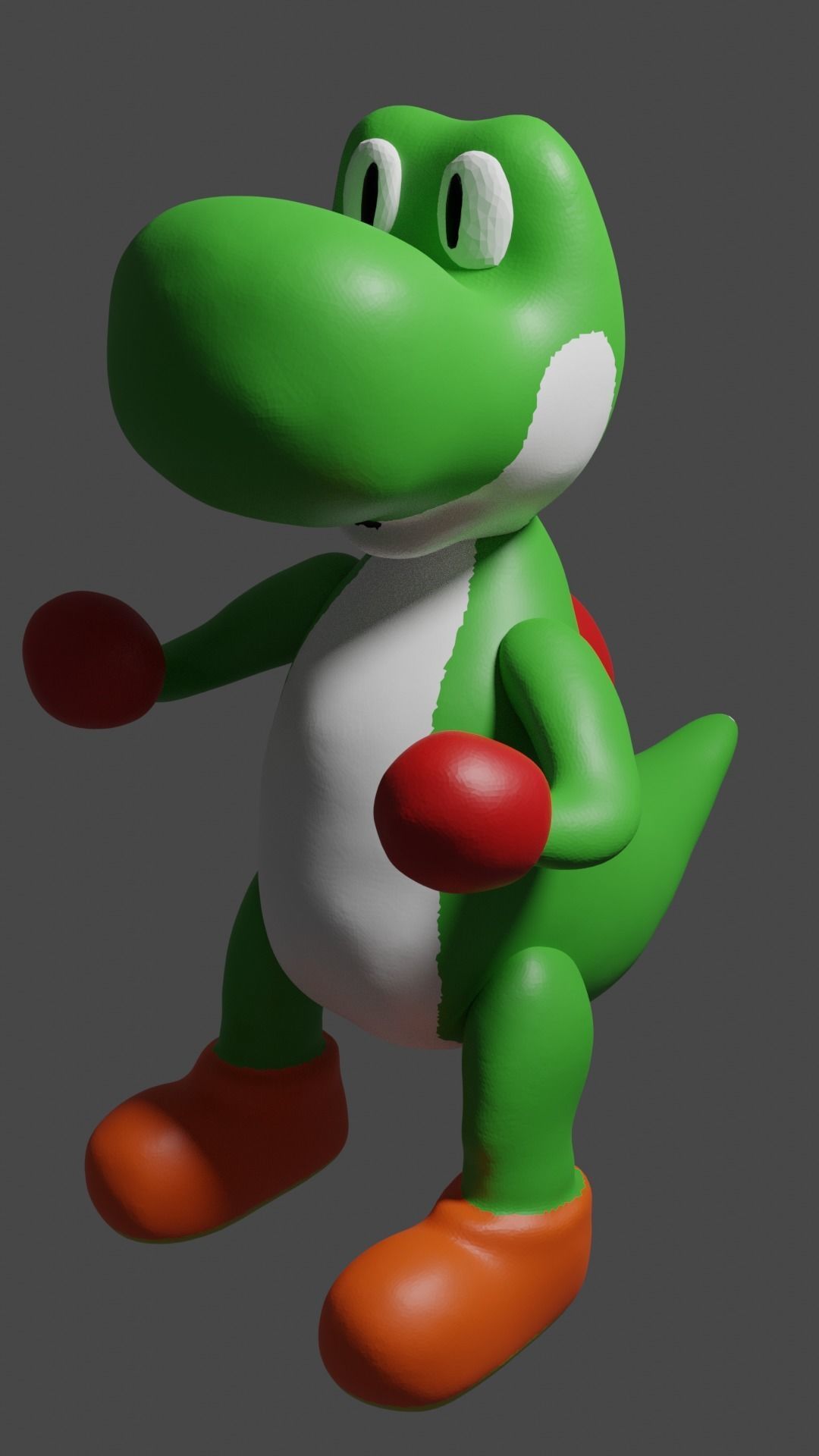 Yoshi - low quality not poly free 3D model 3D printable | CGTrader