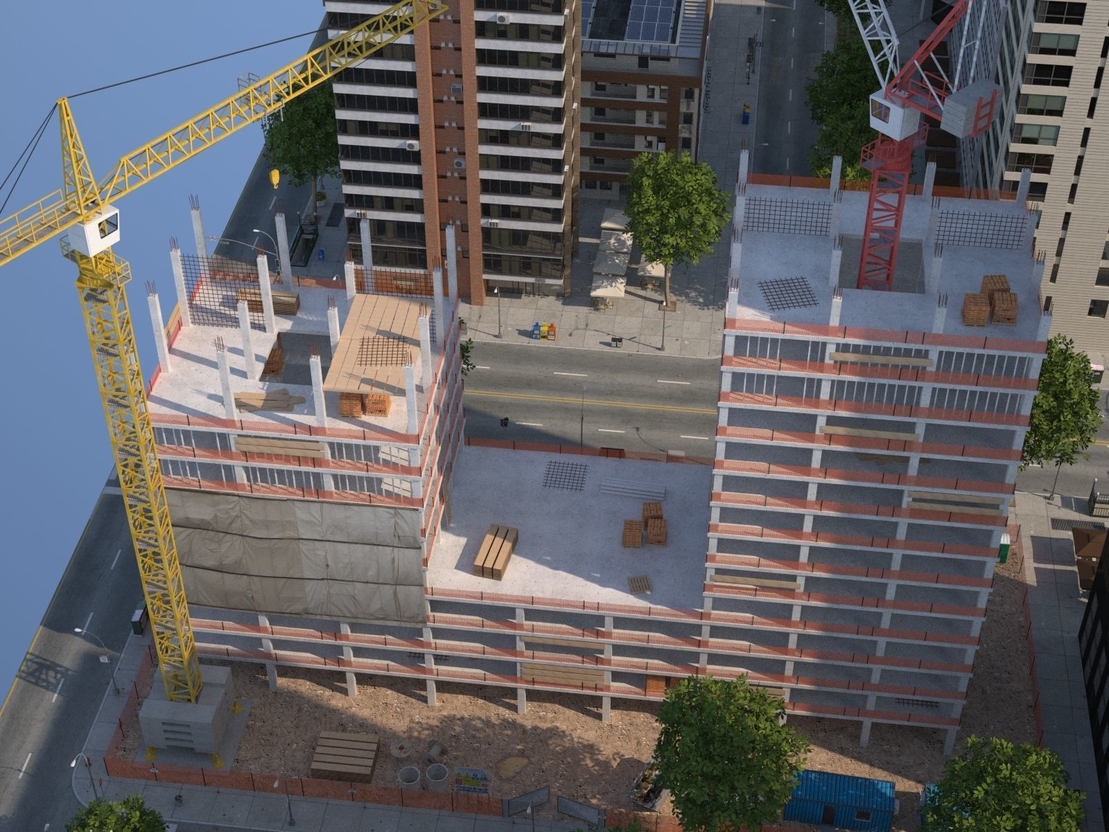 3D model City KC9 VR / AR / low-poly | CGTrader