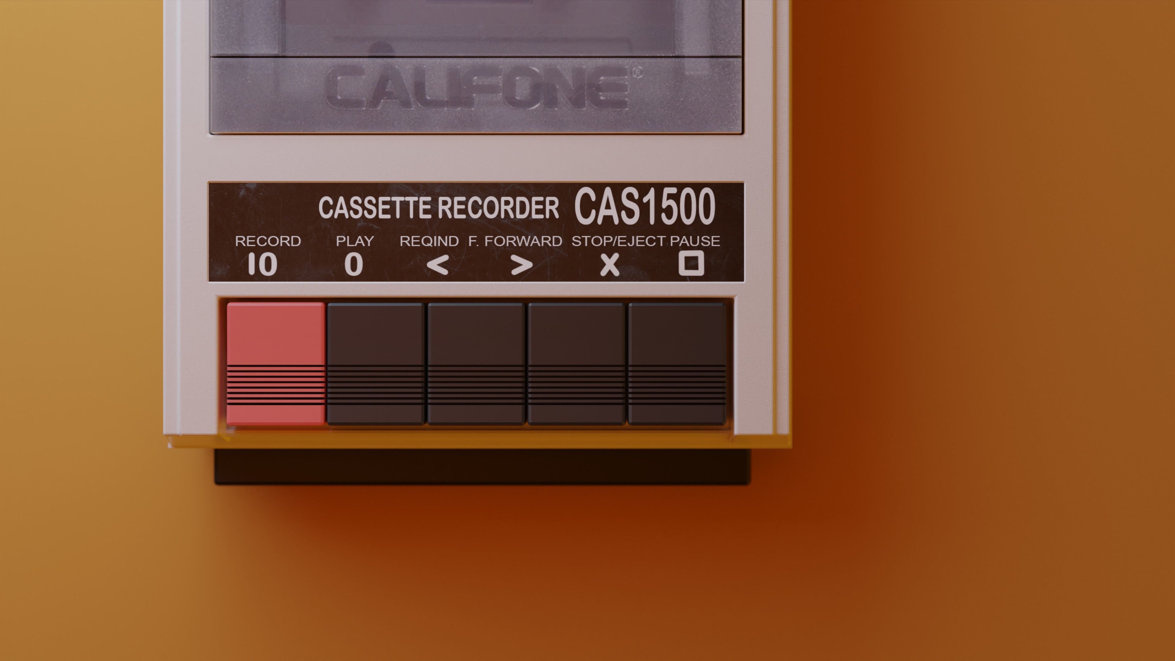 CAS 1500 Califone Tape Recorder 3D model | CGTrader