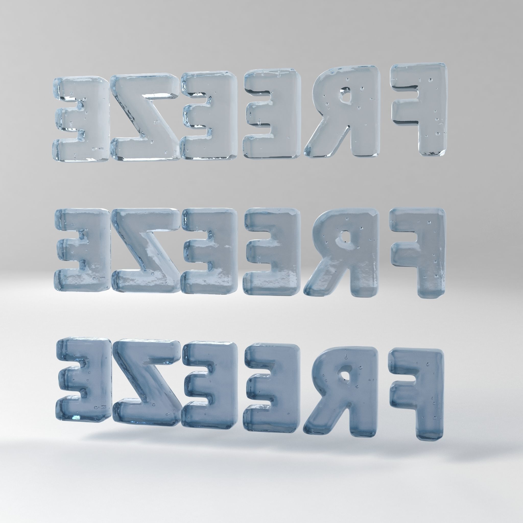 3D model Freeze VR / AR / low-poly | CGTrader