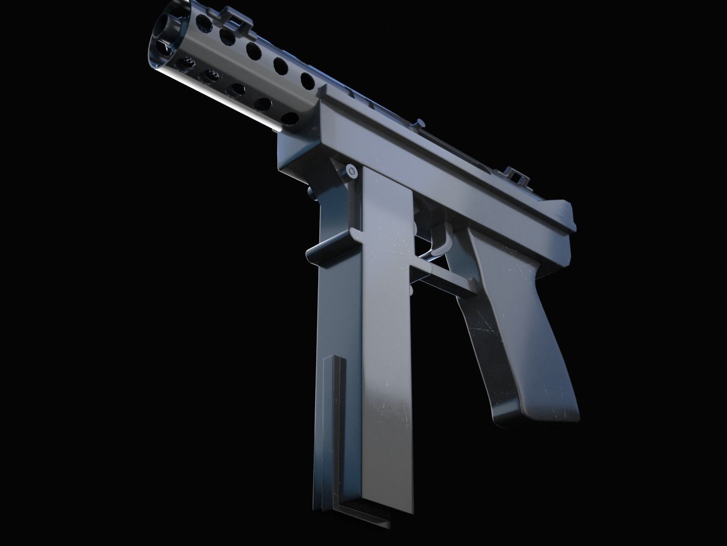 Tec-9 Gun 3D model | CGTrader