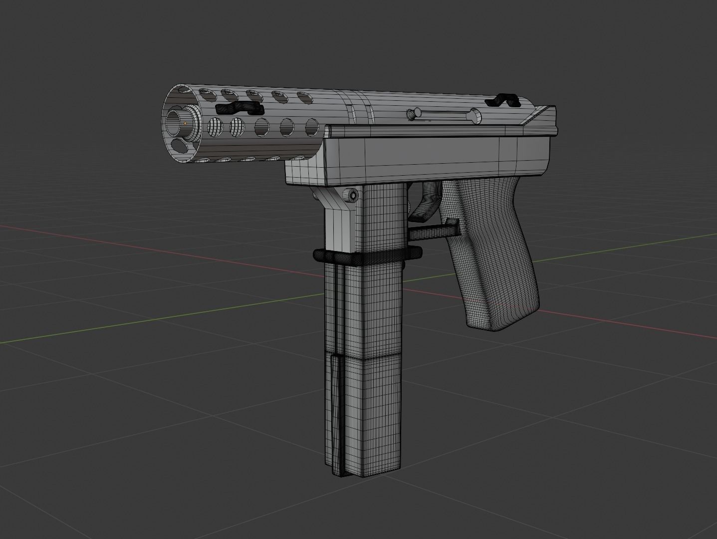 Tec-9 Gun 3D model | CGTrader
