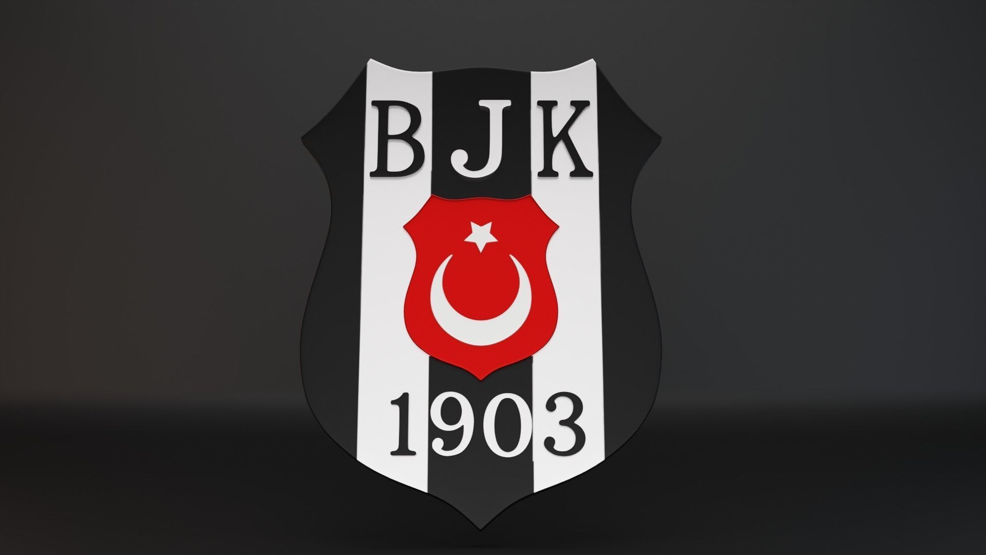 3D model BJK Logo VR / AR / low-poly | CGTrader