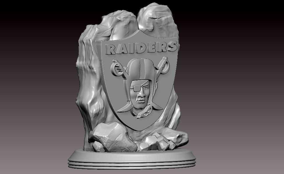 Statue Raiders - American football - NFL 3D model 3D printable | CGTrader