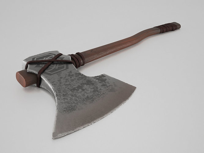 3D model Battle Axe VR / AR / low-poly | CGTrader